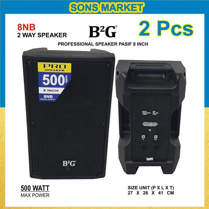 Jual SPEAKER PASIF B2G 8 Inch 8in 2 Pcs FIBER MODEL YAMAHA IMPORT KAROEKE - Jakarta Barat - Sons ...