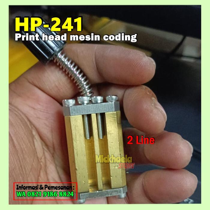 Jual Print Head Character Mesin Coding HP-241 2 Line - Kab. Tangerang ...