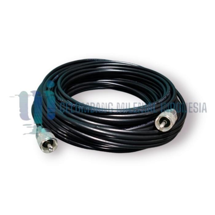 Jual KABEL ANTENA RADIO RIG RG58 PANJANG 5 METER KONEKTOR PL MALE ...