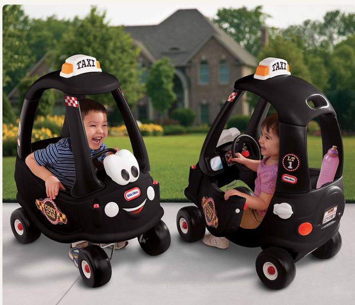 Jual Little Tikes Cozy coupe cab Mobil Taxi mainan mobilan anak tanpa ...