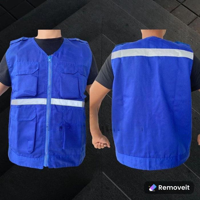 Jual Rompi Safety Tactical 5 Saku/Rompi Lapangan/Rompi Panitia/Rompi ...