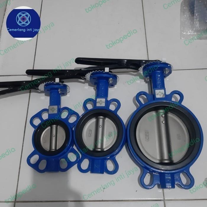 Jual Butterfly Valve Cast Iron 2" inch / Buterfly Cast iron EPDM DN50 ...