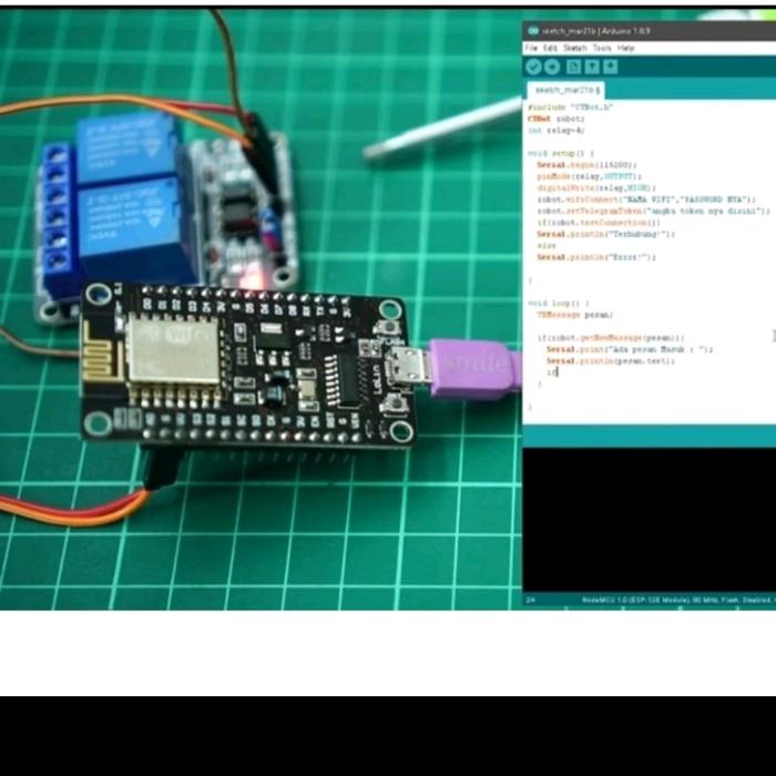 Jual Projek IOT NodeMCU menyalakan lampu via Telegram - Kota Denpasar ...