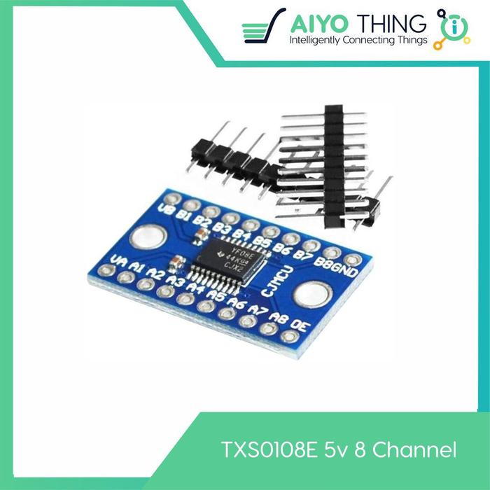 Jual TXS0108E 3.3V 5V 8 Channel Logic Level Converter TTL Bi ...