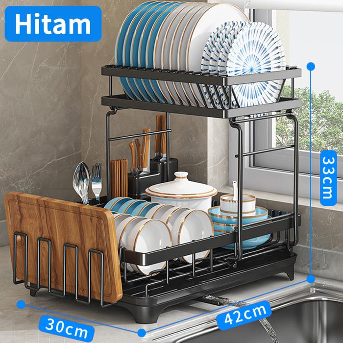 Jual Rak dapur nordic style stainless rak wastafel rak piring dan ...