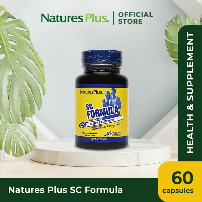 Promo Natures Plus SC Formula Sugar Control - 60 Capsules Cicil 0% 3x ...