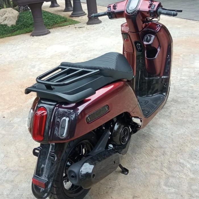 Jual yamaha fazzio jok custom bawa barang besi stainless kualitas ori ...
