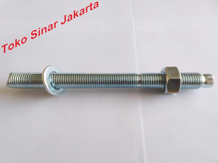 Jual Chemical Anchor Angkur Dynabolt Long Drat Stud Bolt As 16 mm x 190 ...