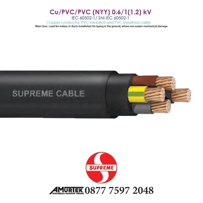Jual NYY 4x150 mm SUPREME/ kabel power 4 x 150 - kabel listrik tembaga - Jakarta Pusat ...