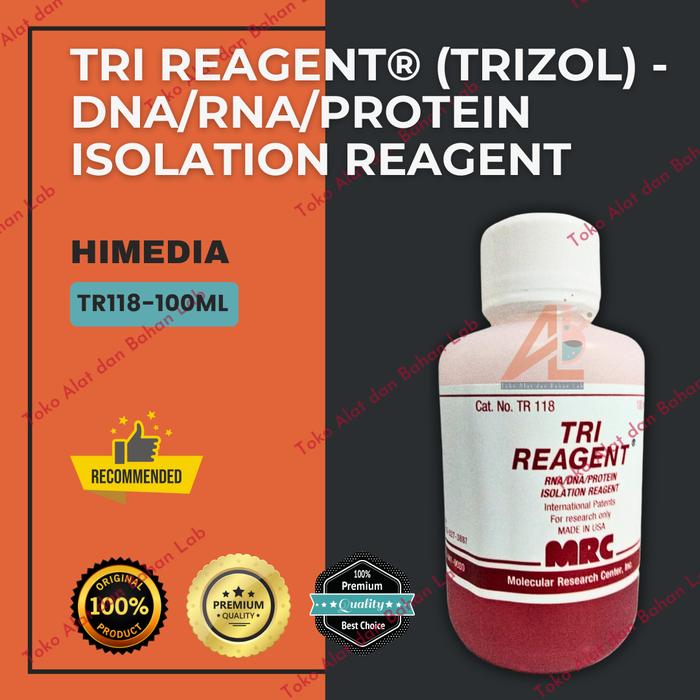 Jual TRI Reagent (TriZol) - DNA/RNA/Protein Isolation Reagent, 100ml ...