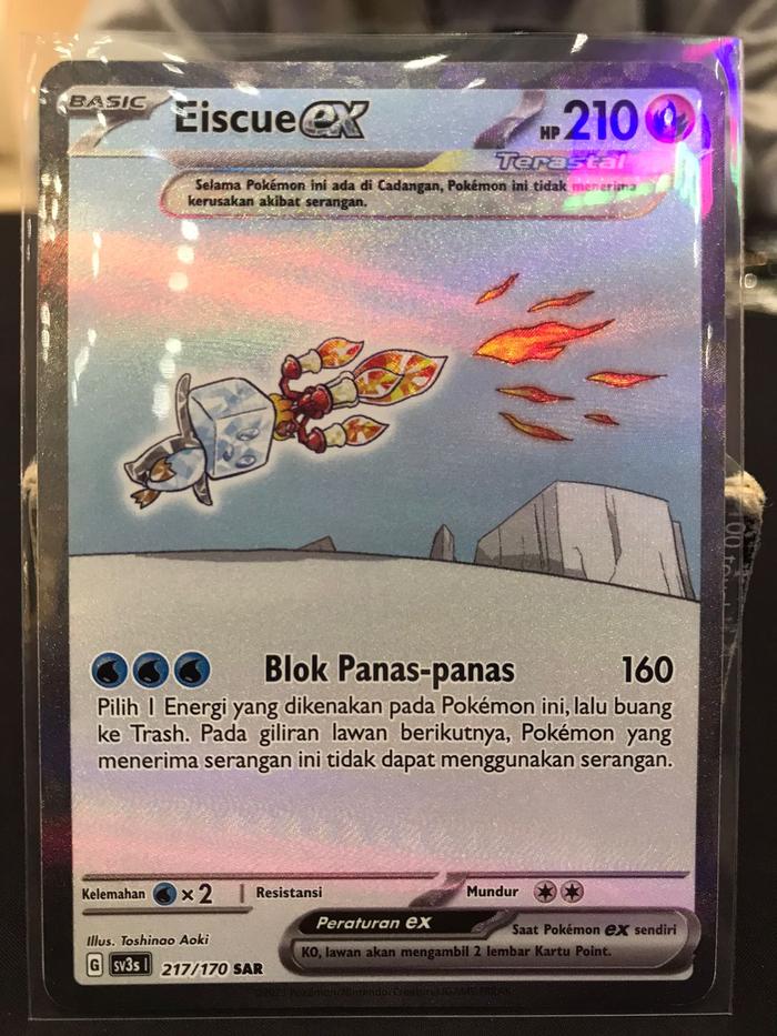 Jual Eiscue EX SAR SV3s Pokemon TCG Indonesia - Kota Surabaya - Board ...