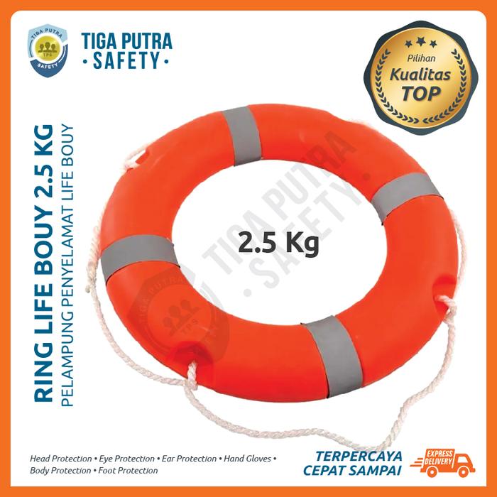Jual Pelampung Ban Penyelamat Life Buoy Fiber 2.5 Kg / Ring Buoy Safety - Jakarta Barat - TIGA ...