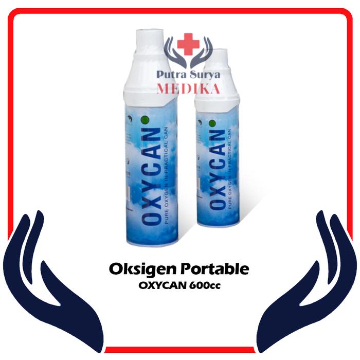 Jual Oxycan Oksigen Portable 600cc | Alat Bantu Pernafasan 600ml - Kota ...