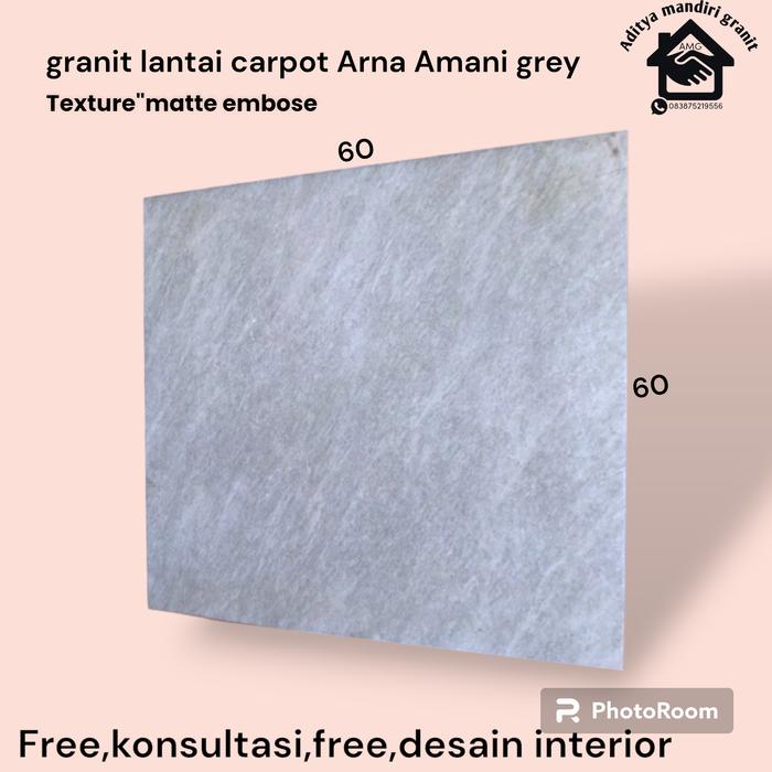 Jual granit arna 60x60 Amani grey embossed - Kab. Bogor - Aditya ...