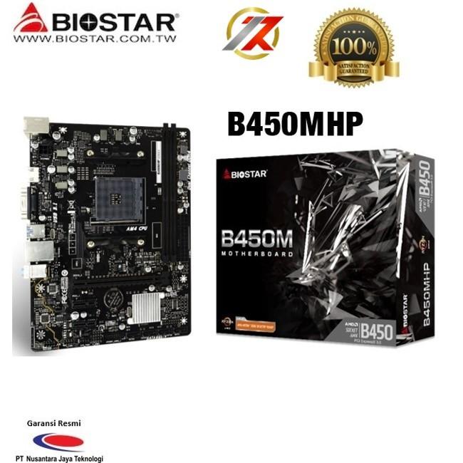 Jual Motherboard Mobo AMD BIOSTAR B450MHP DDR4 AM4 Micro M-ATX B 450 ...