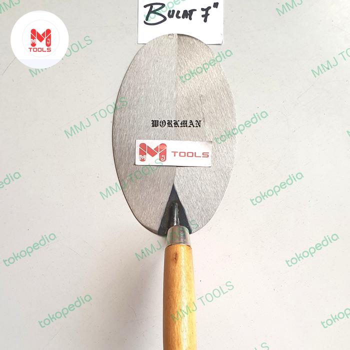 Jual Sendok Semen Bulat Gagang Kayu 7" WORKMAN - Sendok Semen Gagang ...