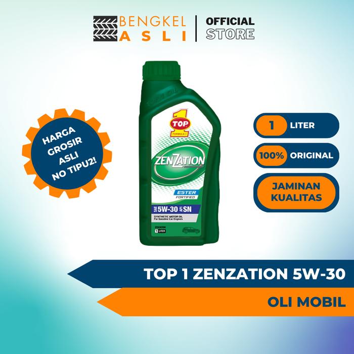 Jual Oli Mobil TOP 1 ZENZATION SAE 5W-30 1 Liter - Kota Surabaya - Bengkel Asli | Tokopedia