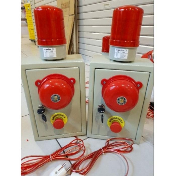 Promo Sirene Emergency Fire Alarm Bahaya Hydrant Ground Bell Kriing ...