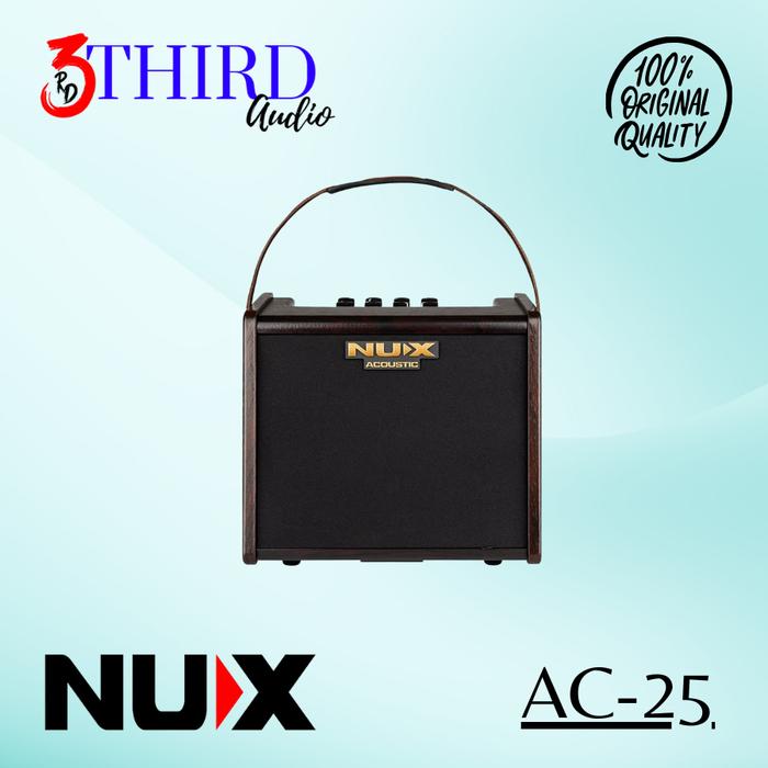 Jual Nux AC25 Stageman 25Watt Battery Powered Acoustic Guitar Amplifier - Jakarta Pusat - Third ...