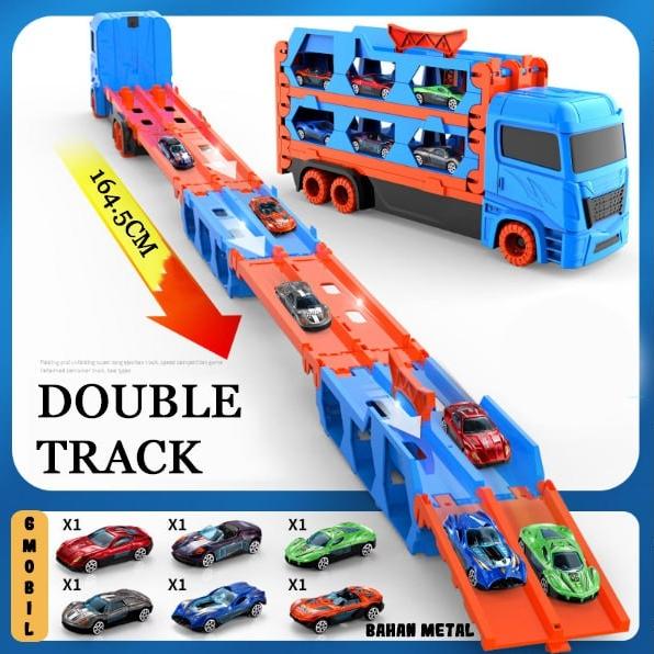 Jual Mainan Anak Rel Truk Catapult ~ DEFORMED TRACK TRUCK - Biru ...