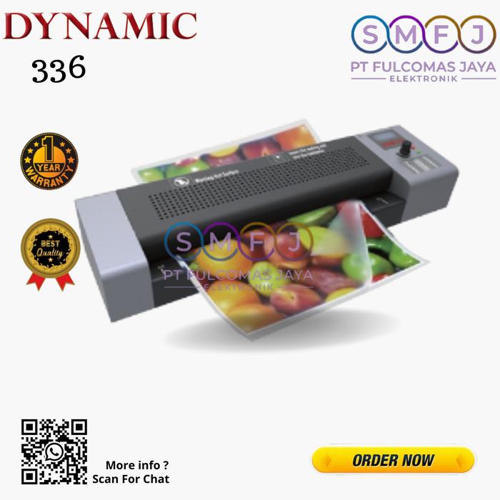 Promo DYNAMIC 336 Mesin Laminating Kertas A4 A3 - GARANSI RESMI - Jakarta Barat - S.M.F.J ...