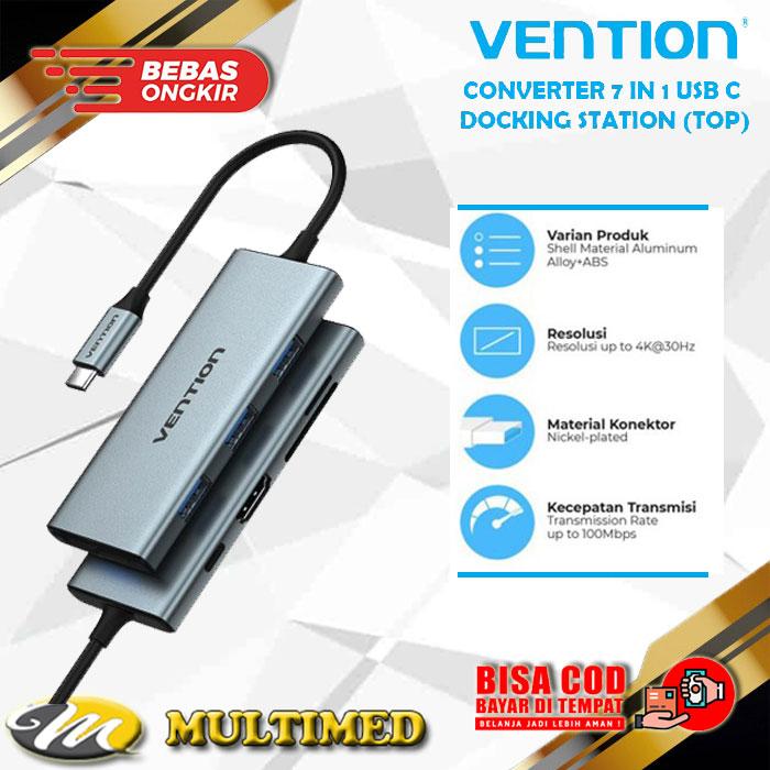 Jual Vention Multiport Usb Type C Ultra Slim Design Docking Converter ...