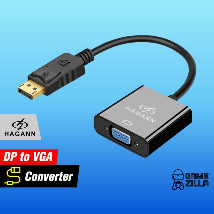 Jual Converter Display Port to VGA Kabel Konektor Konverter DP ke VGA - Jakarta Utara ...