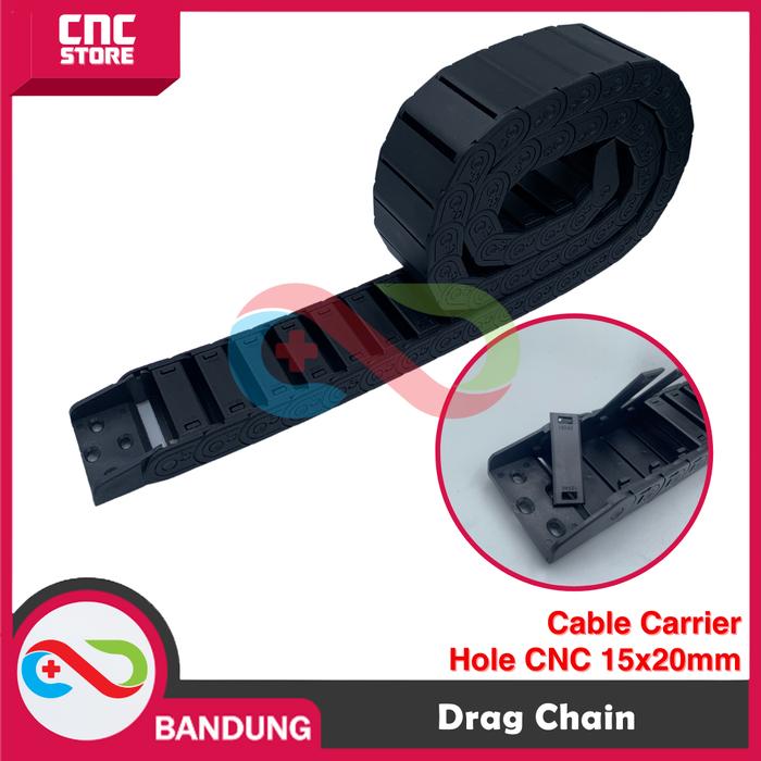 Jual DRAG CHAIN / CABLE CARRIER HOLE CNC 15X 20 MM / 15X20 - Kota ...