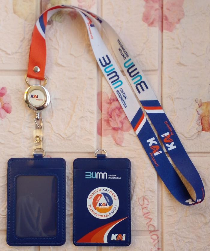 Jual Lanyard Tali Gantungan ID Card KAI (KERETA API INDONESIA) Lengkap ...