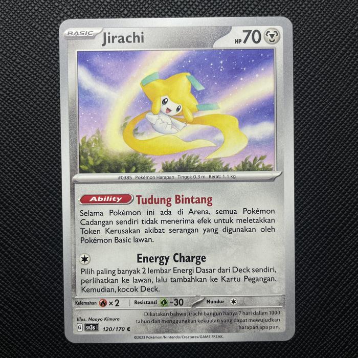 Jual Jirachi sv3s kilau hitam kartu pokemon indonesia TCG card - Kota Tangerang - Tokutoys ori ...