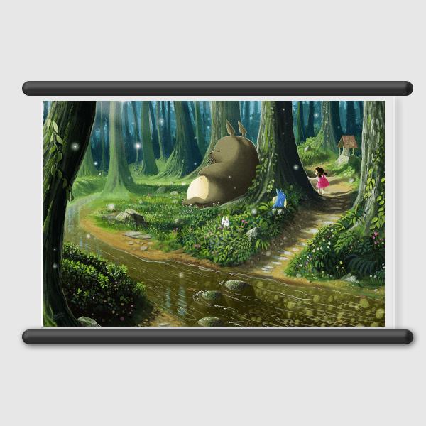 Jual Lukisan Dinding - Canvas - Magical Forest - by Roberto Nieto - White Fiber, 50x75 - Jakarta ...