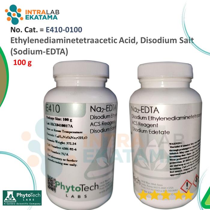 Jual Na2 EDTA (Plant Tissue Culture Tested), 100gr, Phytotech - Kota ...
