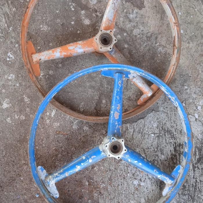Jual Wheelset velg sepeda besi 20 inch palang 3 jadul klasik lawas ...