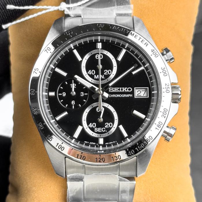 Jual Seiko Spirit Chronograph SBTR005 Black New - Kota Surabaya - hobiseiko | Tokopedia