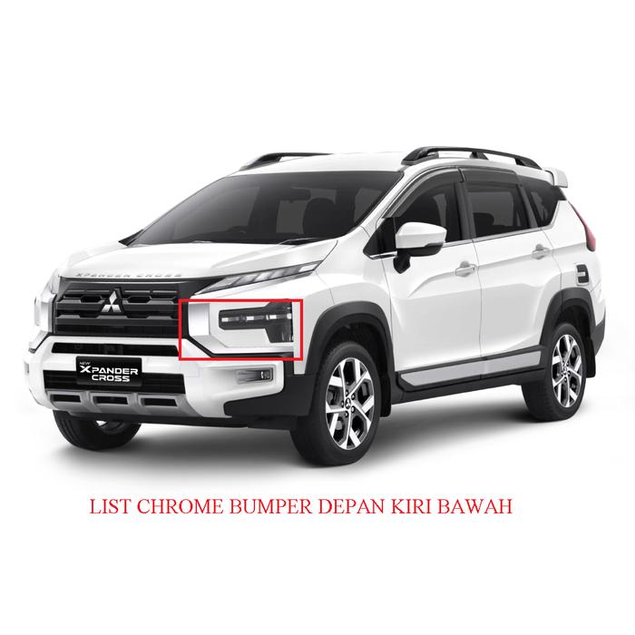 Jual LIST CHROME BUMPER DEPAN KIRI BAWAH XPANDER CROSS 2023 62089W000P ...