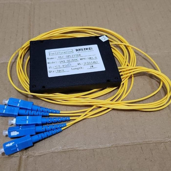 Jual Passive splitter / pasif spliter 1:4 fiber optic - Kab. Madiun ...
