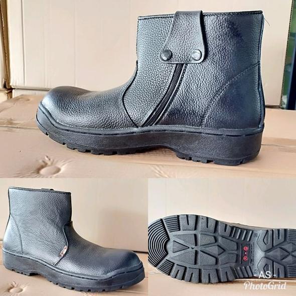 Jual sepatu safety boots proyek SNI sepatu safety anti bara api sepatu ...