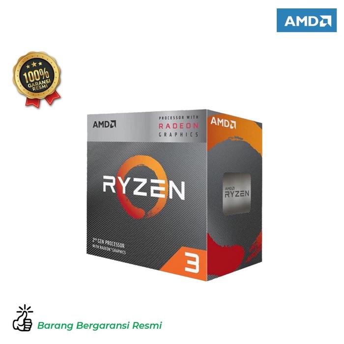 Jual AMD Ryzen R3 3200G Box Socket AM4 2nd Gen Processor With AMD ...