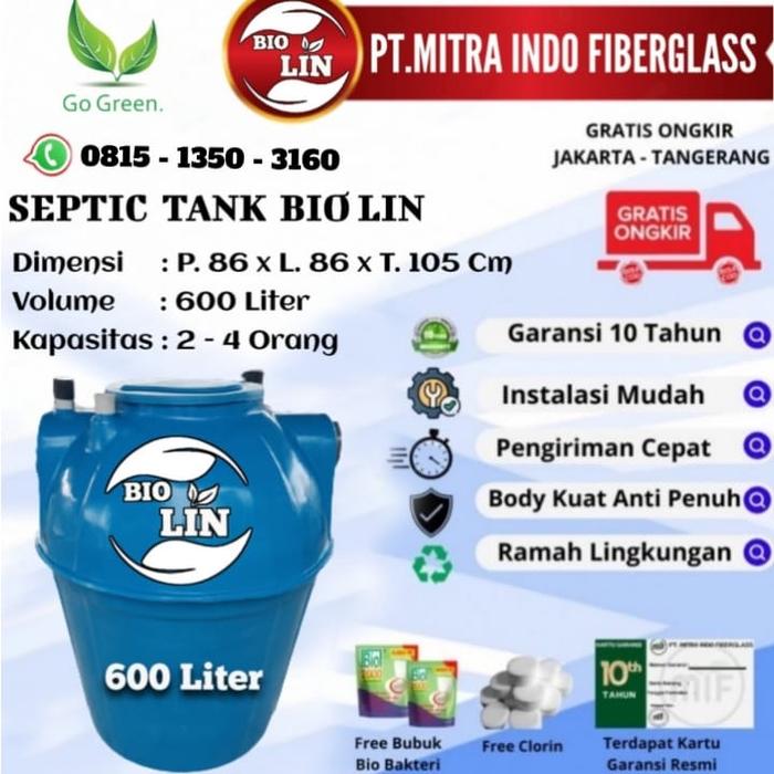Jual Septic Tank 600 liter , BIOTECH , BIORICH , BIOCAN, BIOTAN ...