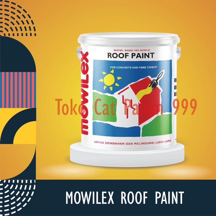 Jual CAT GENTENG MOWILEX ROOF PAINT semua warna 2,5 liter - Jakarta Barat - Toko Cat Palem 999 ...