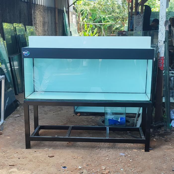 Jual PAKET AQUARIUM 150X60x60 FULL BEGROUND+RAK HOLO 4X6+TOP FILTER ...
