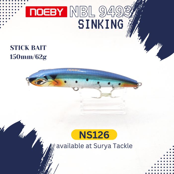 Jual Stick Bait Fishing Lure NOEBY NBL9493 Sinking 150mm/62g/NS126 - Kota Surabaya - SuryaTackle ...