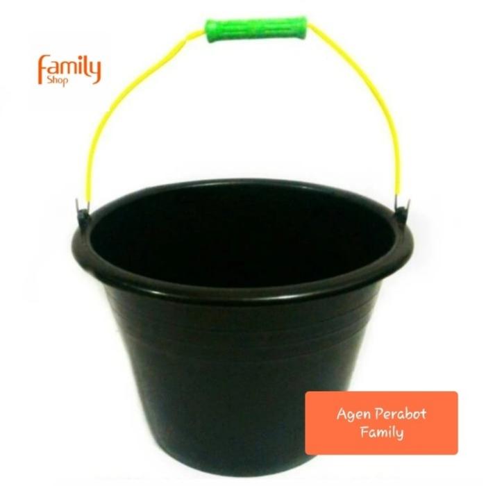 Jual Ember Cor Hitam Murah Medium / Ember Semen Anti Pecah / Ember ...