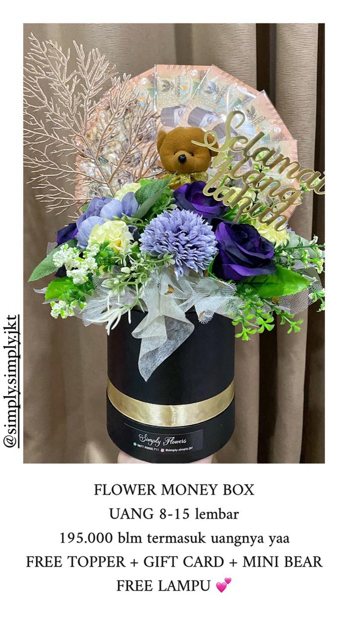 Jual Flower Money Box Bunga Rangkai by Simply - READY SETIAP HARI ...