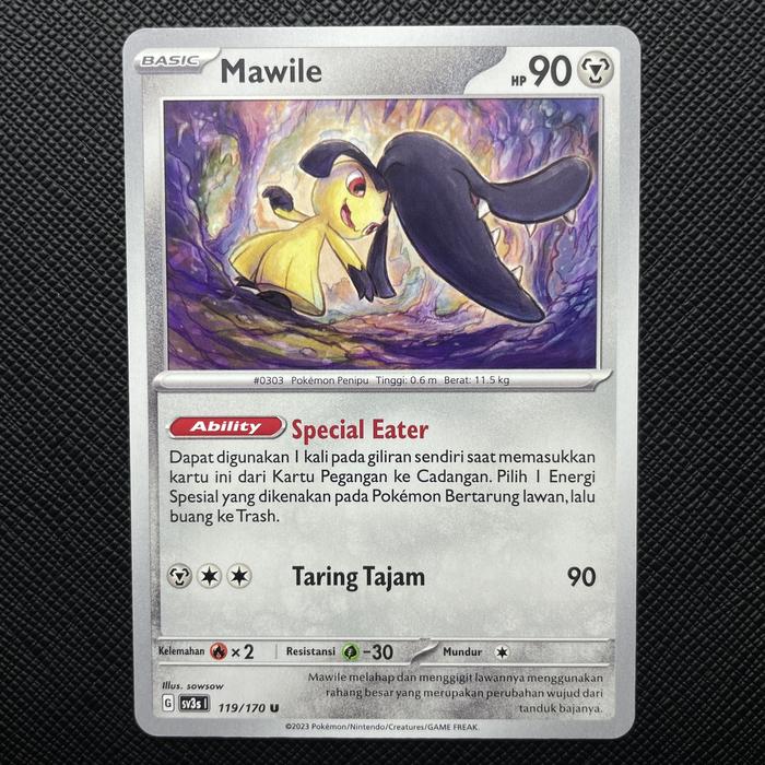 Jual Mawile sv3s kilau hitam kartu pokemon indonesia TCG card - Kota Tangerang - Tokutoys ...