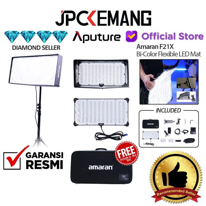 Promo Aputure Amaran F21X Bi-Color Flexible LED Mat Light F21 X RESMI ...