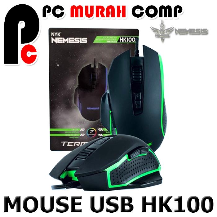 Jual Mouse USB NYK Nemesis HK100 Terminator RGB HK 100/ MOUSE GAMING ...