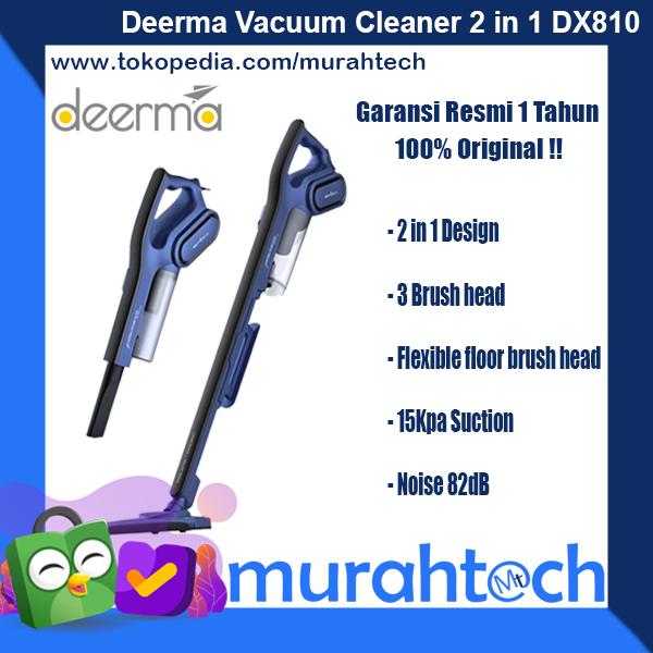Jual Deerma DX810 Handheld Portable Vacuum Cleaner 2-in-1 Penyedot Debu ...
