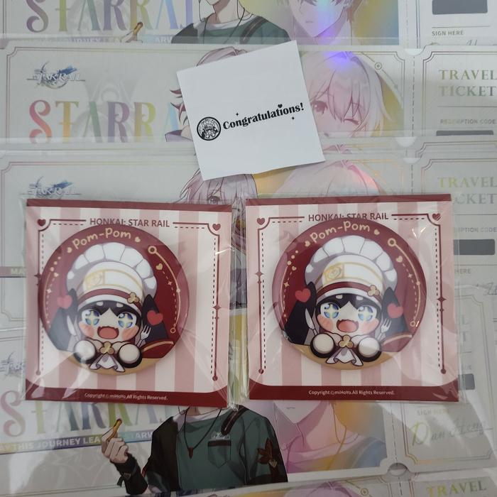 Jual PIN POM POM OFFICIAL HSR - Merch Honkai Star - HSR OFFICIAL MIHOYO ...