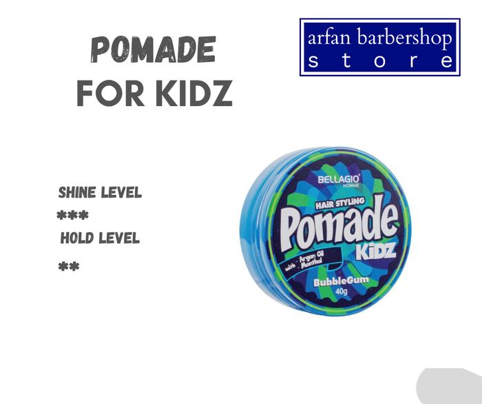 Jual pomade kids waterbased | pomade BubbleGum 40Gr Bellagio Homme ...